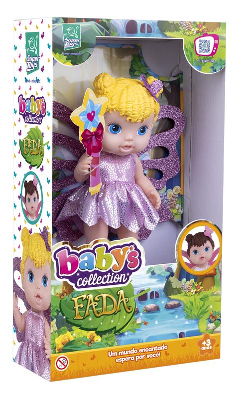 Boneca Fada Loira Babys Collection Supertoys - Bonecas - Magazine Luiza