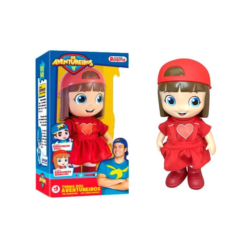 Boneca Gi Neto Aventureira Vermelha - Luccas Neto - Baby Brink ...