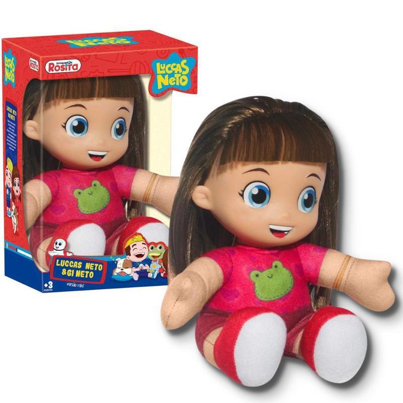 Boneca Gi Neto Versão Mini Fofinha E Atóxica +2 Meses - Rosita ...