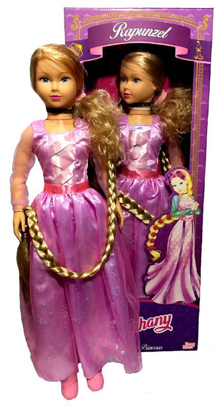 Boneca Gigante Stephany Princesa Rapunzel 80cm - Baby Brink - Bonecas ...