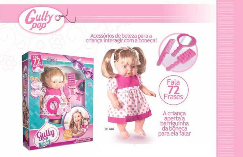 Boneca Gully Pop 72 Frases Nova Toys - Bonecas - Magazine Luiza
