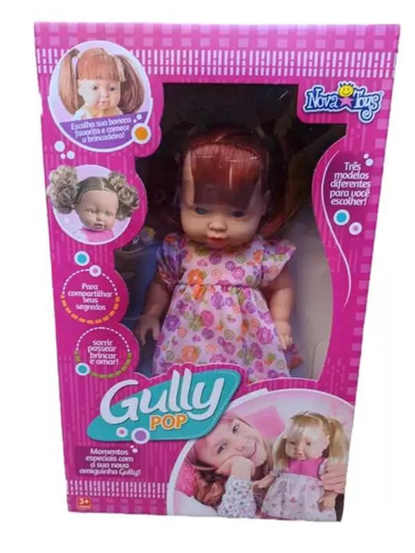 Boneca Gully Pop Ruiva infantil - nova toys - Bonecas - Magazine Luiza