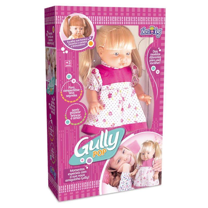 Boneca Infantil Bebezão Grande Gully Ruiva Nova Toys - FMSP - Bonecas ...