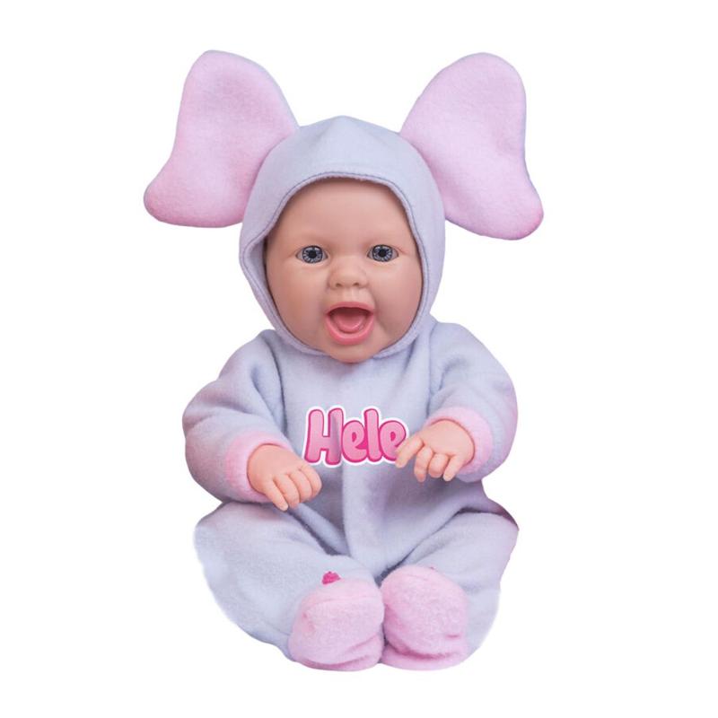 Boneca infantil elefantinho articulada com acessórios - Cotiplas ...