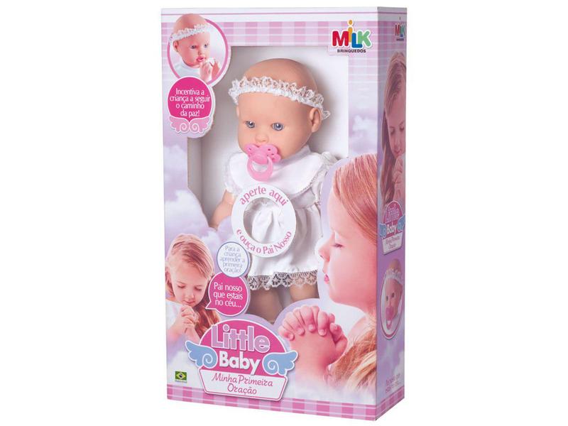 Boneca Little Baby Minha Primeira Oração - Milk - Bonecas - Magazine Luiza