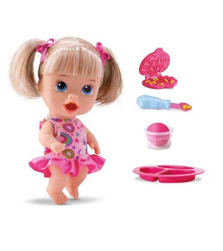 Boneca Little Dolls Come Come Loira - Diver Toys - Divertoys - Bonecas ...