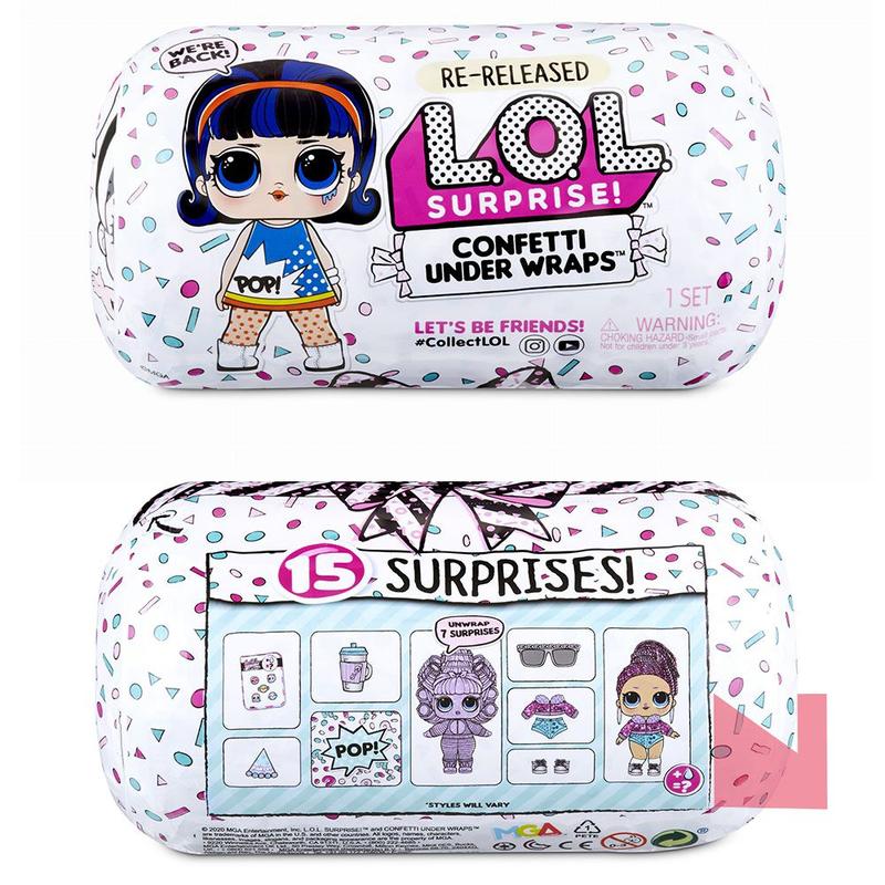 Boneca LOL Confetti Under Wraps - 15 Surpresas - Candide - Boneca LOL ...