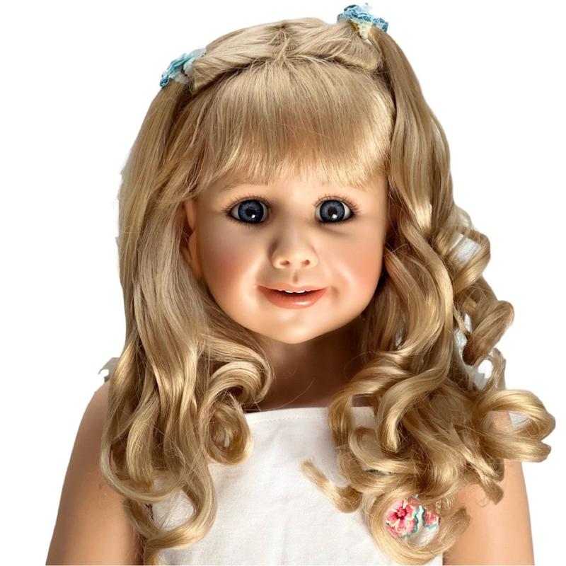 Boneca Manequim 1m Silicone Realista Loira Andrea - Real Baby Dolls ...