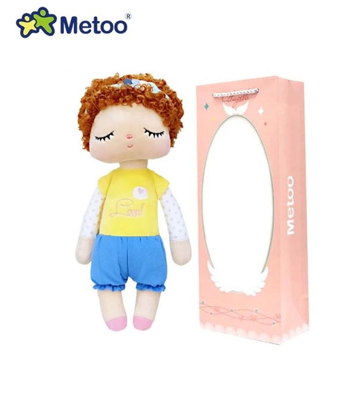 Boneca Metoo Angela Encaracolados 34 Cm + Sacola Metoo - Original ...