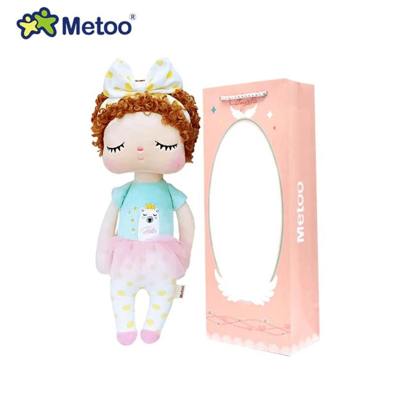 Boneca Metoo Angela Encaracolados 34 Cm + Sacola Metoo - Original ...