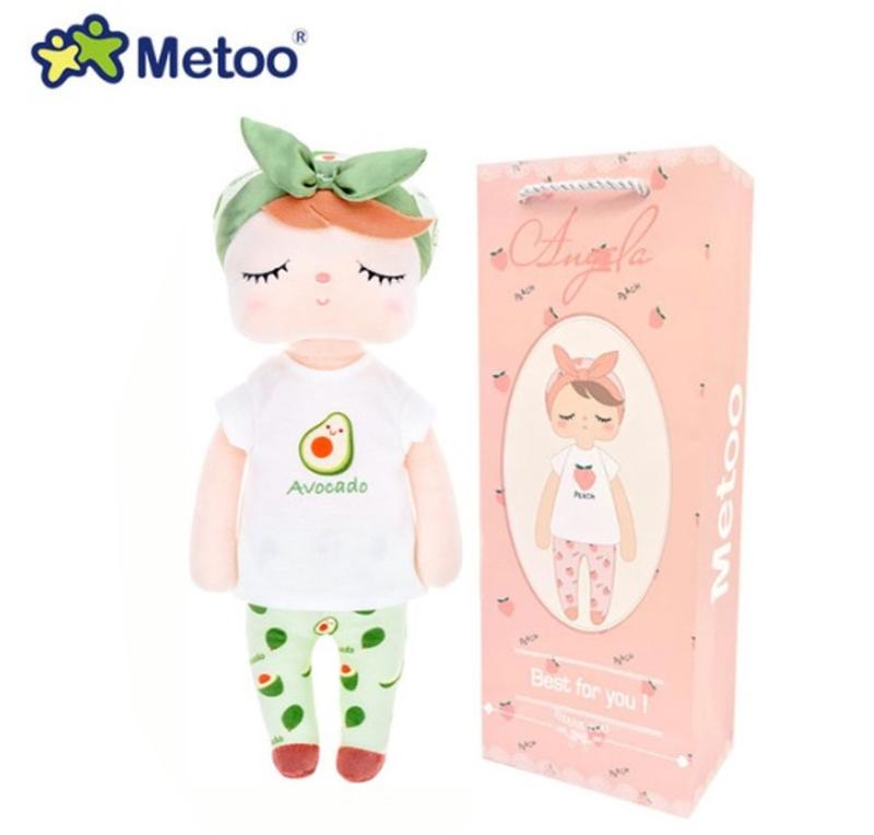 Boneca Metoo Angela Frutas 34 Cm + Sacola Metoo - Original - Bonecas ...