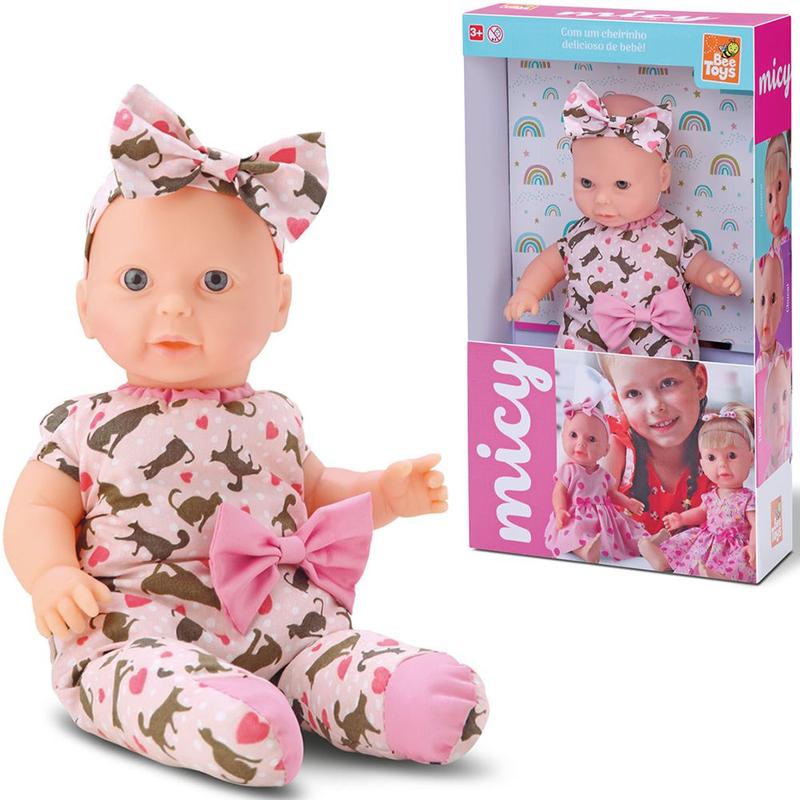 Boneca micy tiara na caixa - BEE TOYS - Bonecas - Magazine Luiza