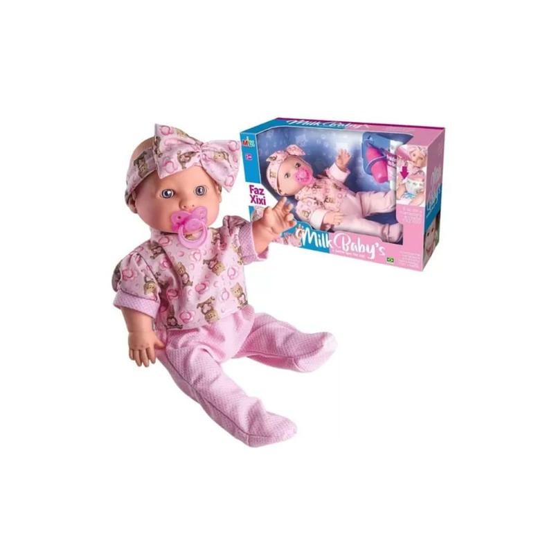 Boneca Milk Baby's Faz Xixi - Milk - Bonecas - Magazine Luiza