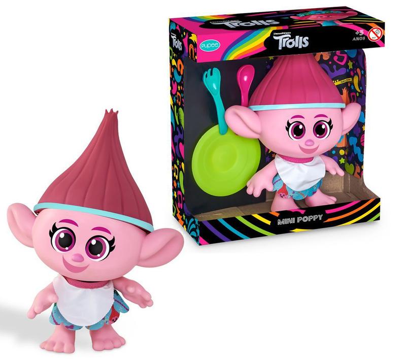 Boneca Mini Poppy Dreamworks Trolls Chef Pupee Brinquedos - Bonecas ...