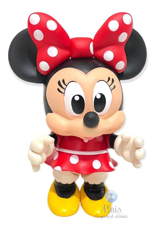 Boneca Minnie Baby Original Disney Em Vinil Articulada 26cm - Líder ...
