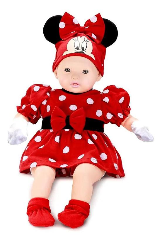 Boneca Minnie Classic Dolls Recém Nascido - Roma Brinquedos - Bonecas ...