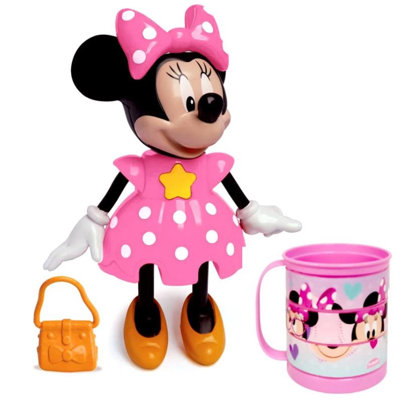 Boneca Minnie Conta História Elka e Caneca Divertida Infantil - Bonecas ...