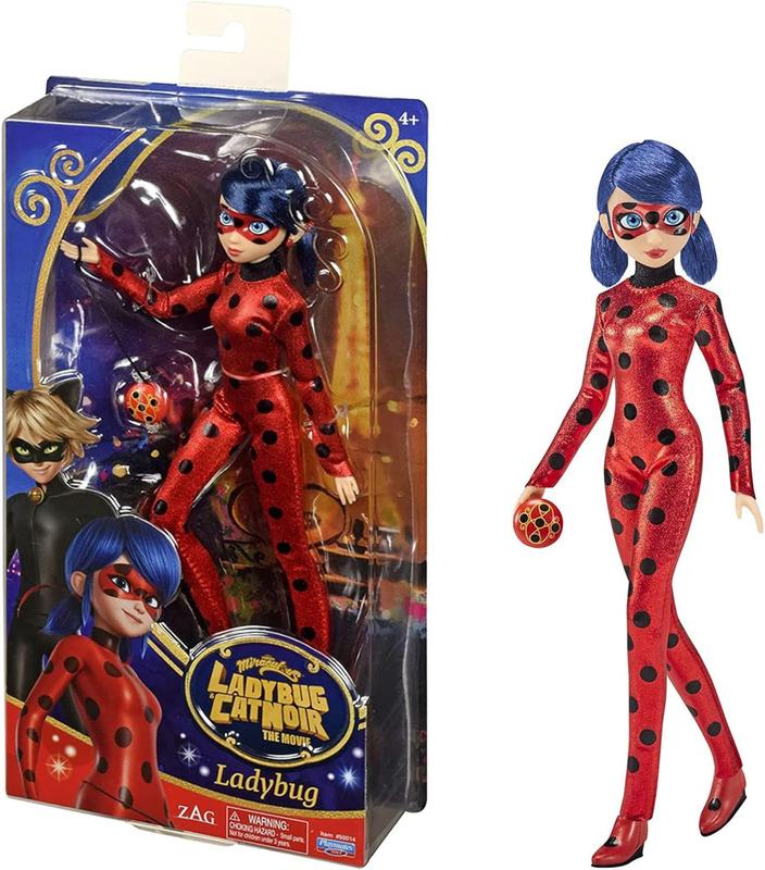 Boneca Miraculous Ladybug & Cat Noir Movie - Playmates - Bonecas ...