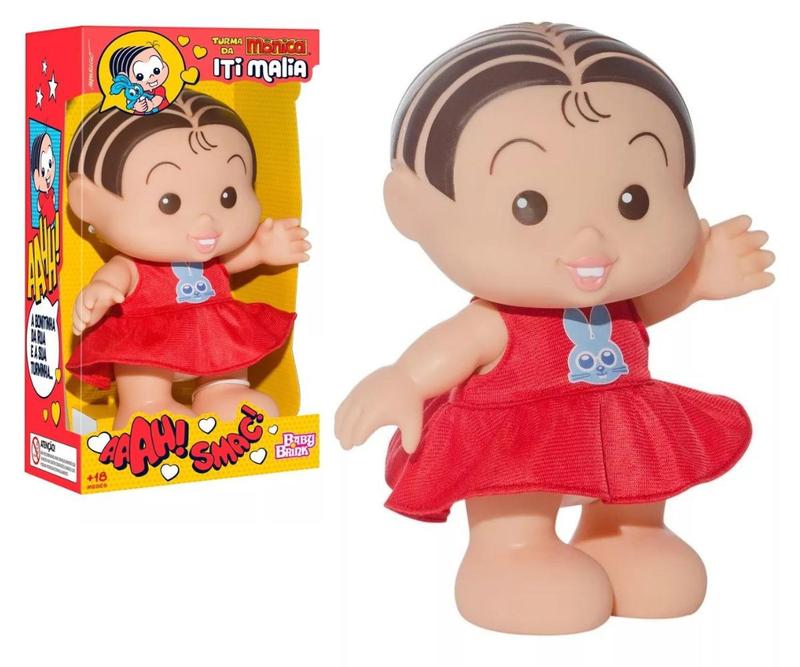 Boneca Mônica Turma Da Mônica Iti Malia Baby Brink Original Brinquedo ...