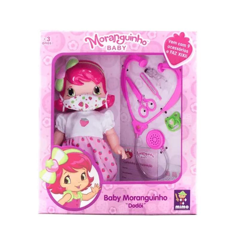 Boneca Moranguinho Baby dodói -MIMO TOYS - Bonecas - Magazine Luiza