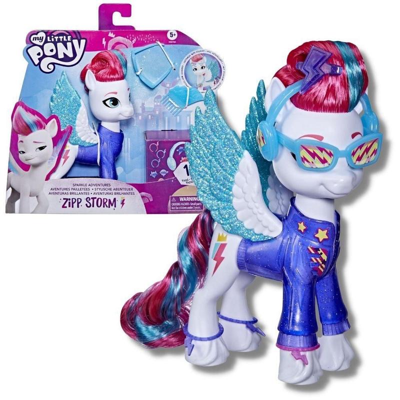 Boneca My Little Pony Zipp Storm Aventuras Brilhantes Hasbro - Bonecas ...