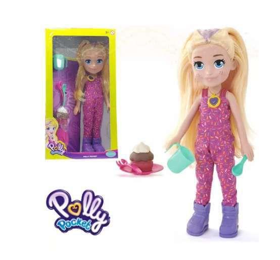 Boneca Polly Pocket 38 Cm Picnic com Acessórios - Pupee Brinquedos ...