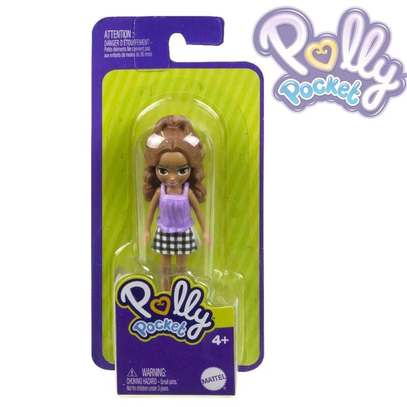 Boneca Polly Pocket Morena Modelo Básica 10cm Mattel - Boneca Polly ...