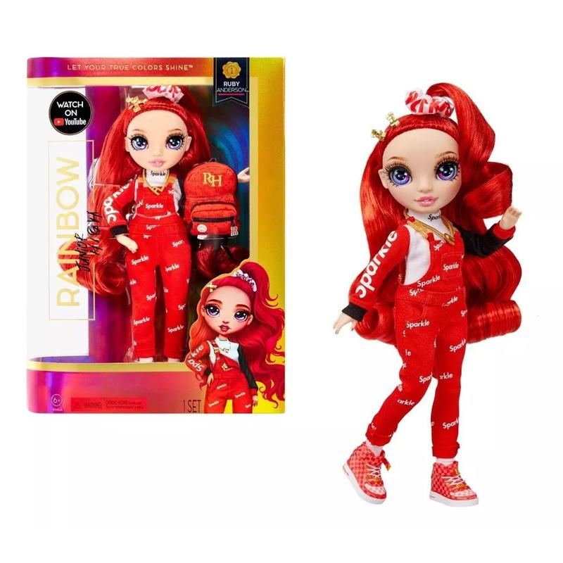Boneca Rainbow High Junior Ruby Anderson 579953 - MGA Boneca - Bonecas ...