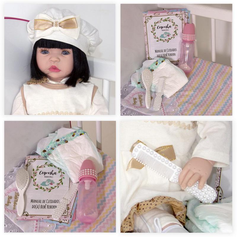 Boneca Realista Baby Kiss Adora Reborn Menina Barata - Cegonha Reborn ...