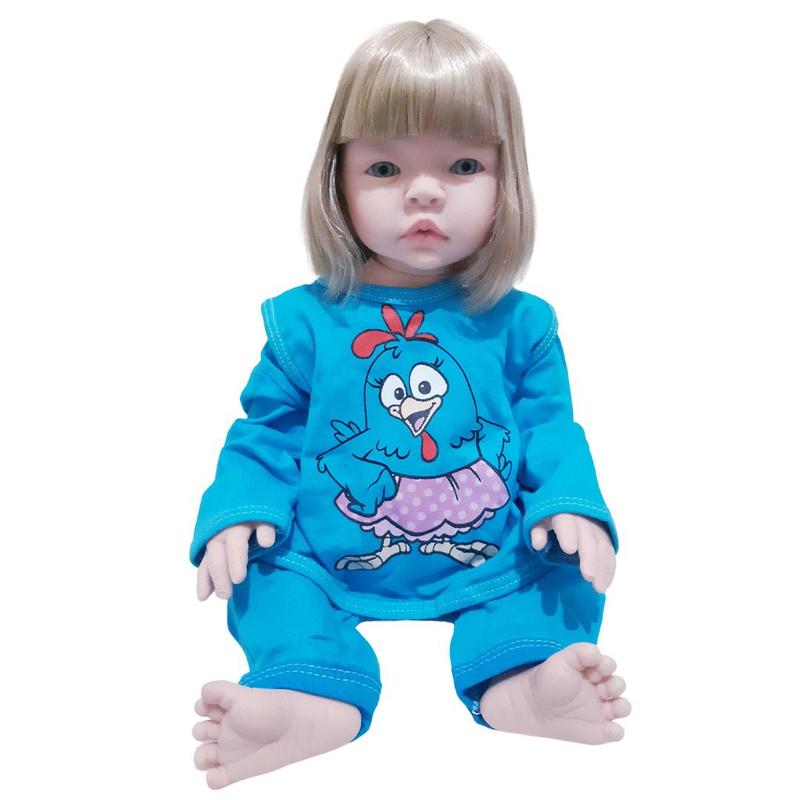 Boneca Reborn Realista Baby Kiss SID-NYL Membros de Silicone - Boneca ...