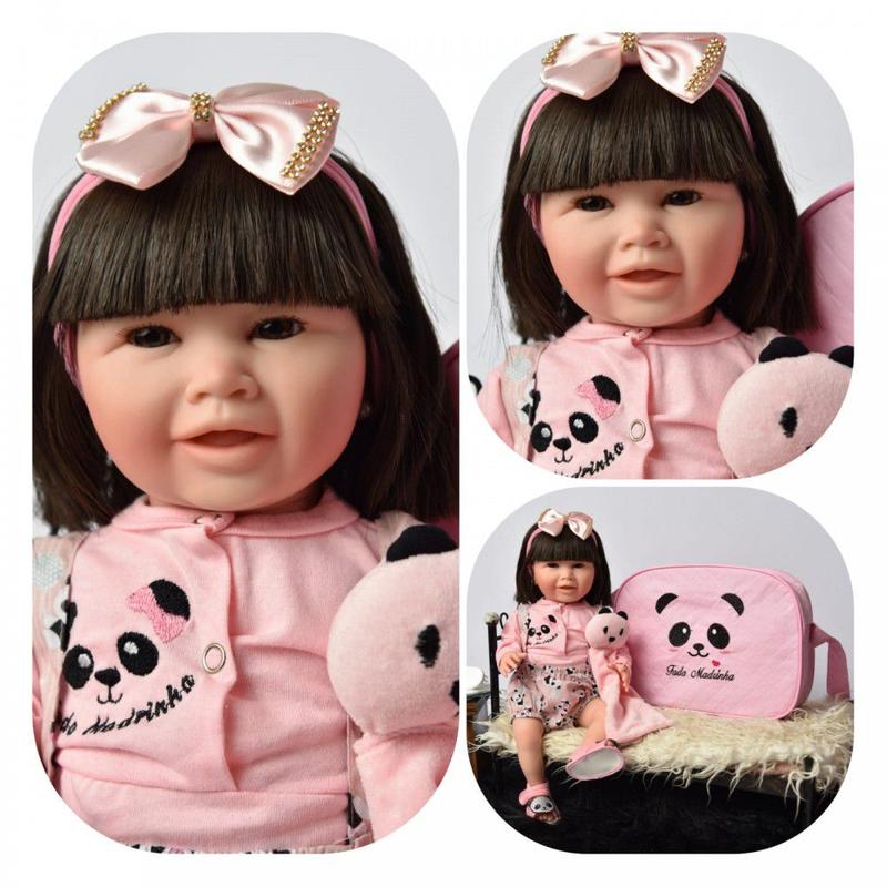 Boneca Reborn Realista Bebe Brinquedo de Menina Reborn Original ...