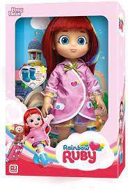 Boneca Ruby e o urso Choco / Baby Brink - Bonecas - Magazine Luiza