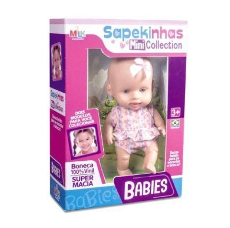 Boneca Sapekinhas Mini Collection Babies B - 15 Cm - Milk - Bonecas ...