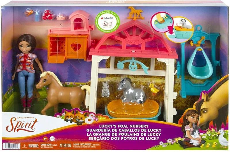 Boneca Spirit Playset Berçario Cavalos Da Lucky - Mattel - Playsets ...