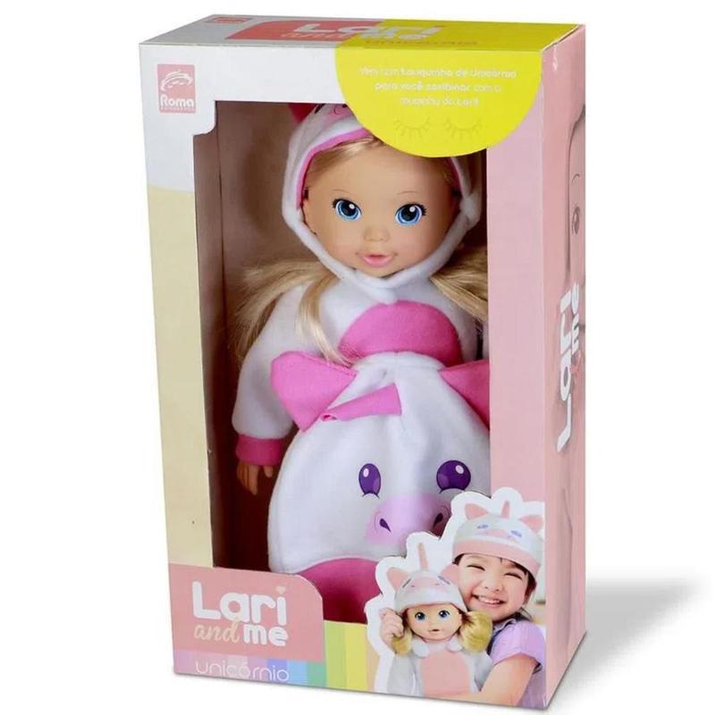 Boneca Unicórnio Lari And Me C/ Toquinha - SÃO MARCOS - Bonecas ...