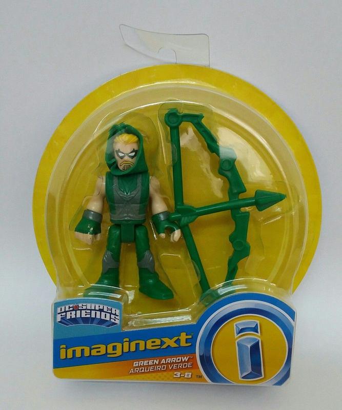 Boneco Arrow Arqueiro Verde - Dc Super Friends - Imaginext - Fisher ...