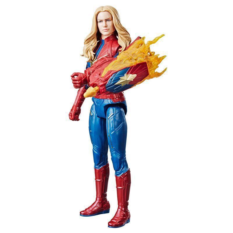 Boneco Articulado 30 Cm Marvel Avengers Capitã Marvel e Acessórios FX ...