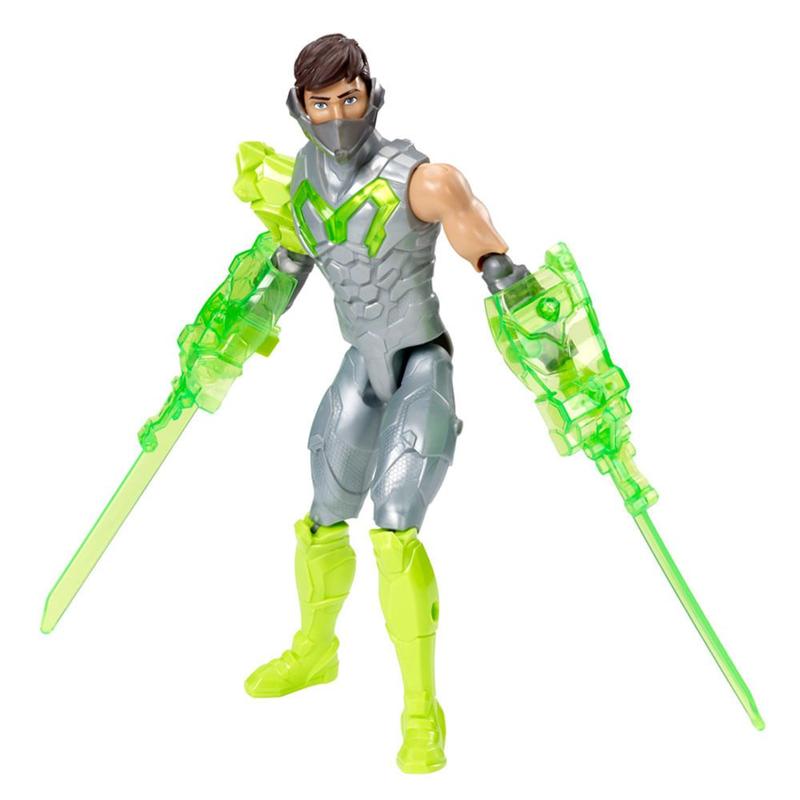 Boneco Articulado - 30 Cm - Max Steel - Força Turbo - Max Espada Dupla ...