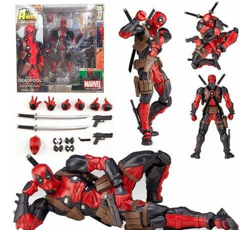 Boneco Articulado Deadpool Action Figure Com Acessórios - Kaiyodo ...