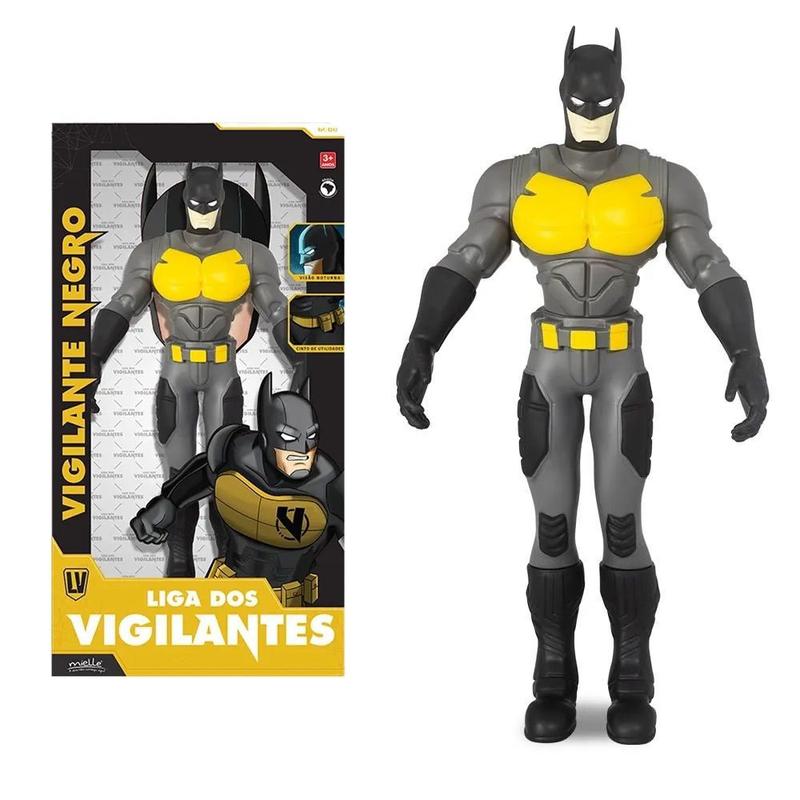 Boneco Articulado Grande Vigilante 45 Cm Com Máscara - Mielle - Bonecos ...