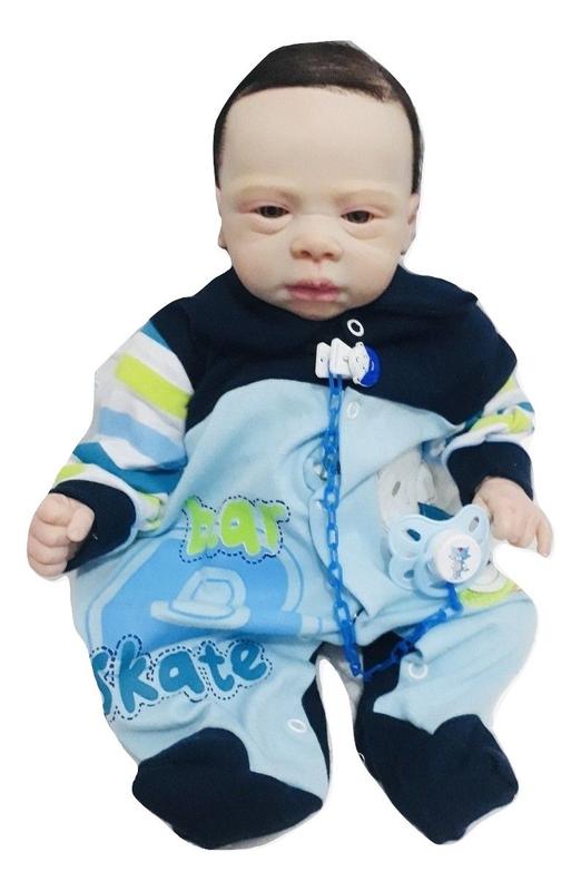 Boneco bebê Reborn Felipe molde importado autentico - Baby Dolls ...