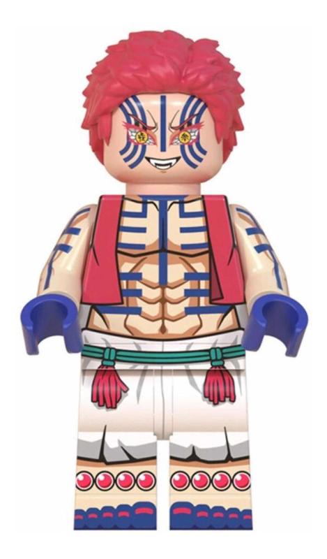 Boneco Blocos De Montar Akasa Demon Slayer Mangá - Mega Block Toys ...