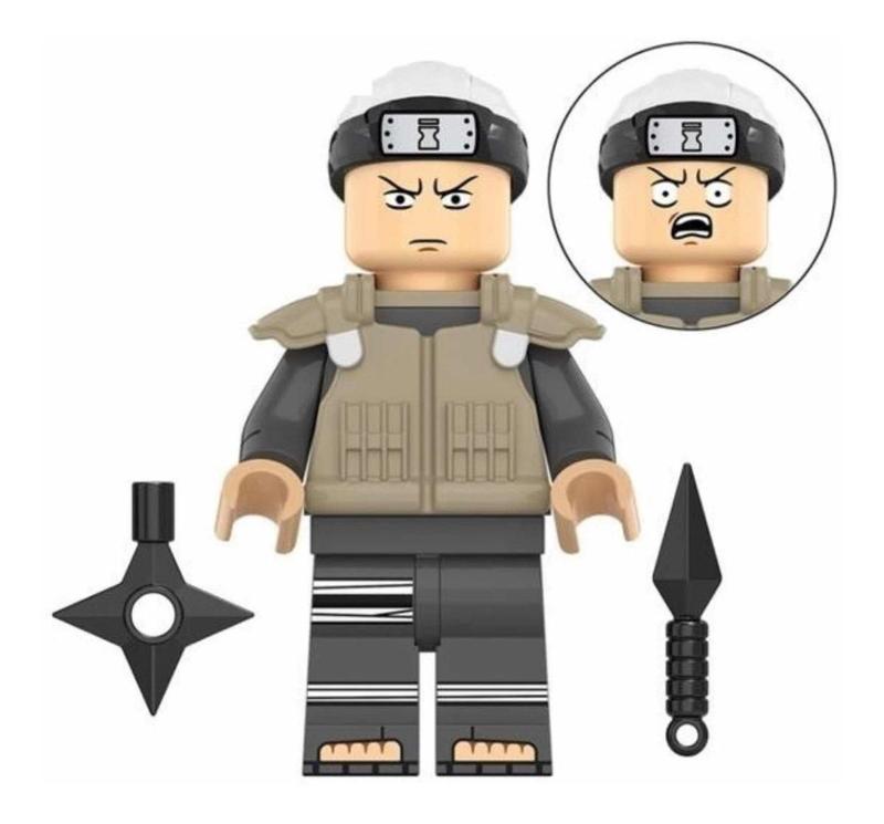 Boneco Blocos De Montar Baki Personagem Naruto - Mega Block Toys ...