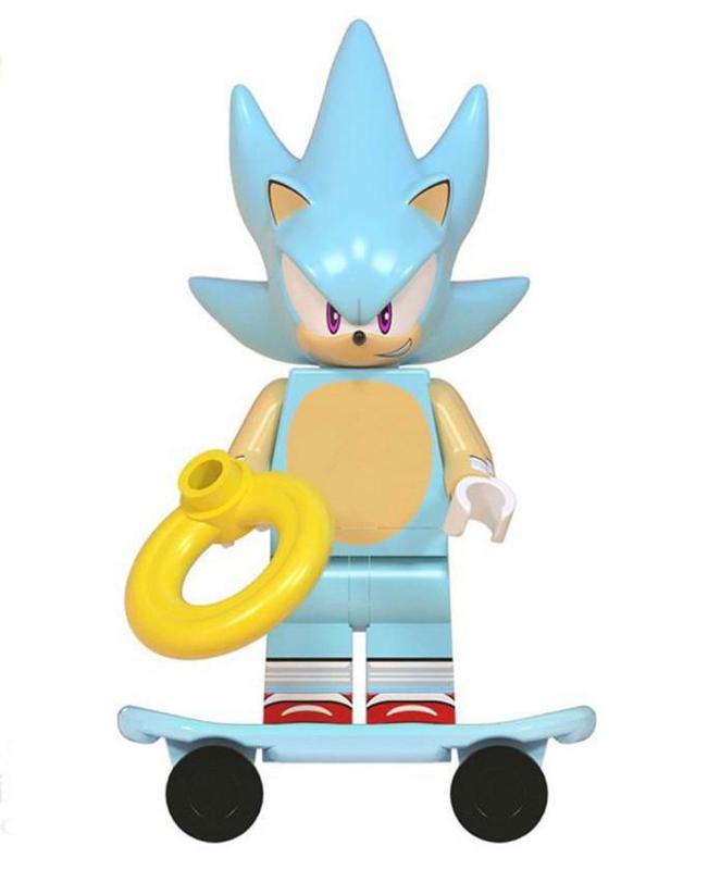 Boneco Blocos De Montar Hiper Sonic Minifigure - Mega Block Toys ...