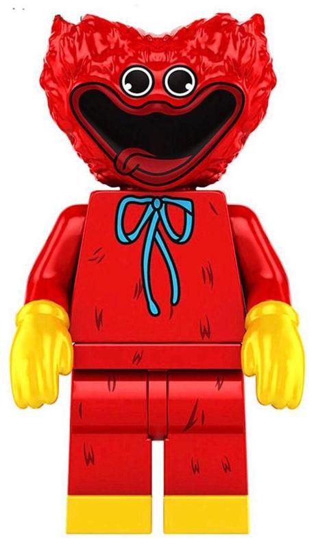 Boneco Blocos De Montar Huggy Wuggy Red Poppy Playtime - Mega Block ...