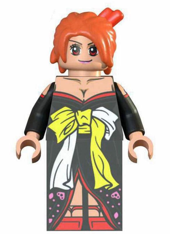 Boneco Blocos De Montar One Piece Nami Kimono - Mega Block Toys ...