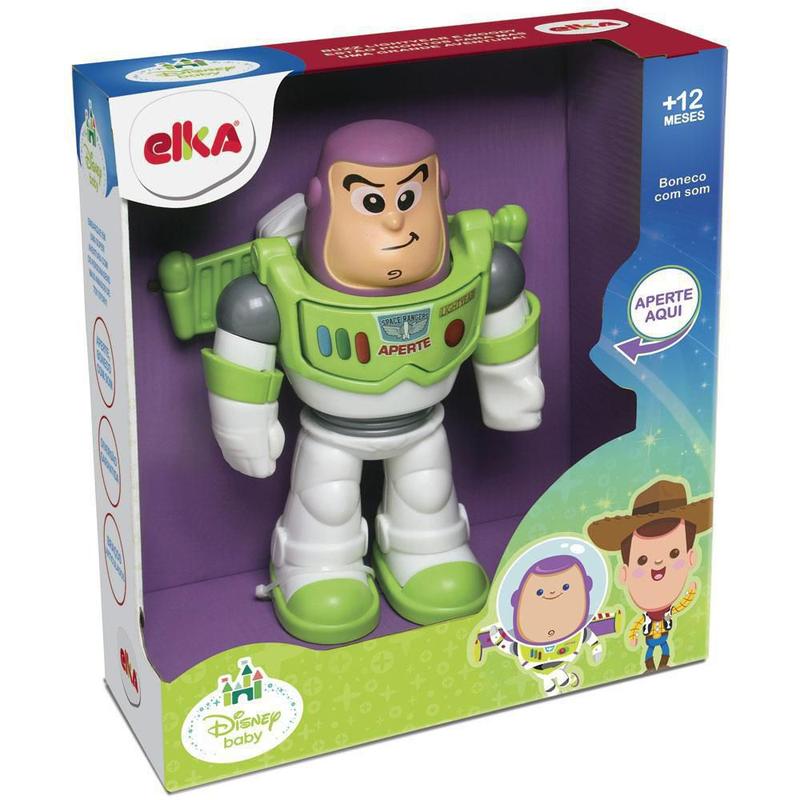 Boneco Buzz Lightyear Com Som Articulado 22Cm Toy Story Disney Presente ...