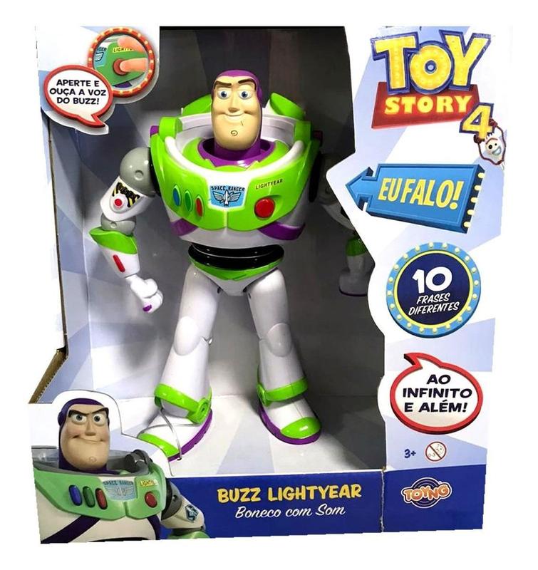 Boneco Buzz Lightyear Com Som Toy Story 4 - Etitoys - Toyng - Bonecos ...