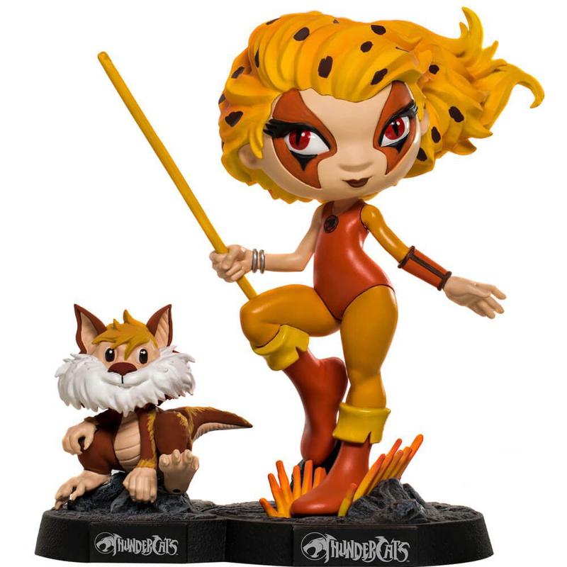 Boneco Cheetara e e Snarf - Thundercats Mini Co Iron Studios - Bonecos ...