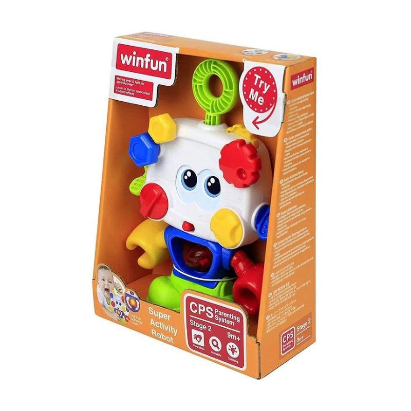 Boneco de Atividades Winfun Robo Baby 0698 Yes Toys - Bonecos ...